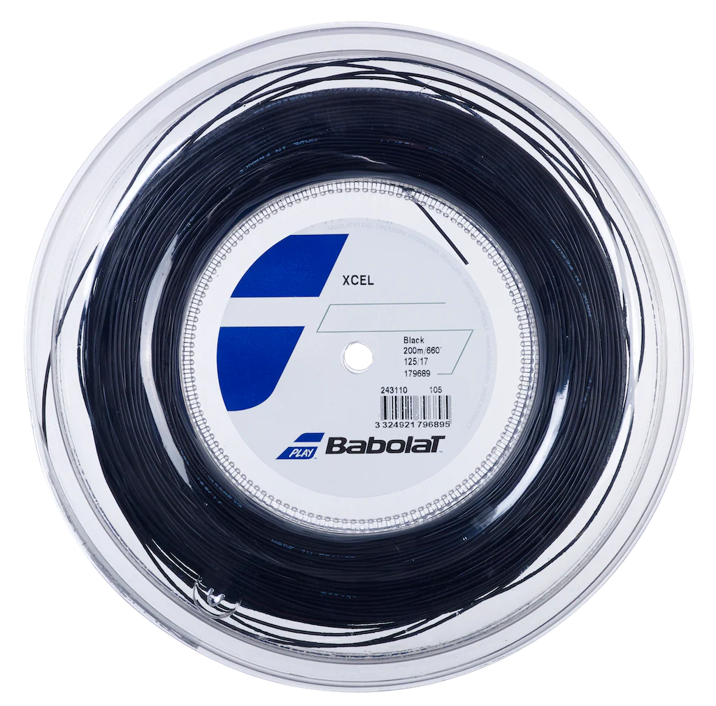 Cuerda Babolat Xcel 1.30mm Negra 200M | TennisExpress – tennisexpressmx