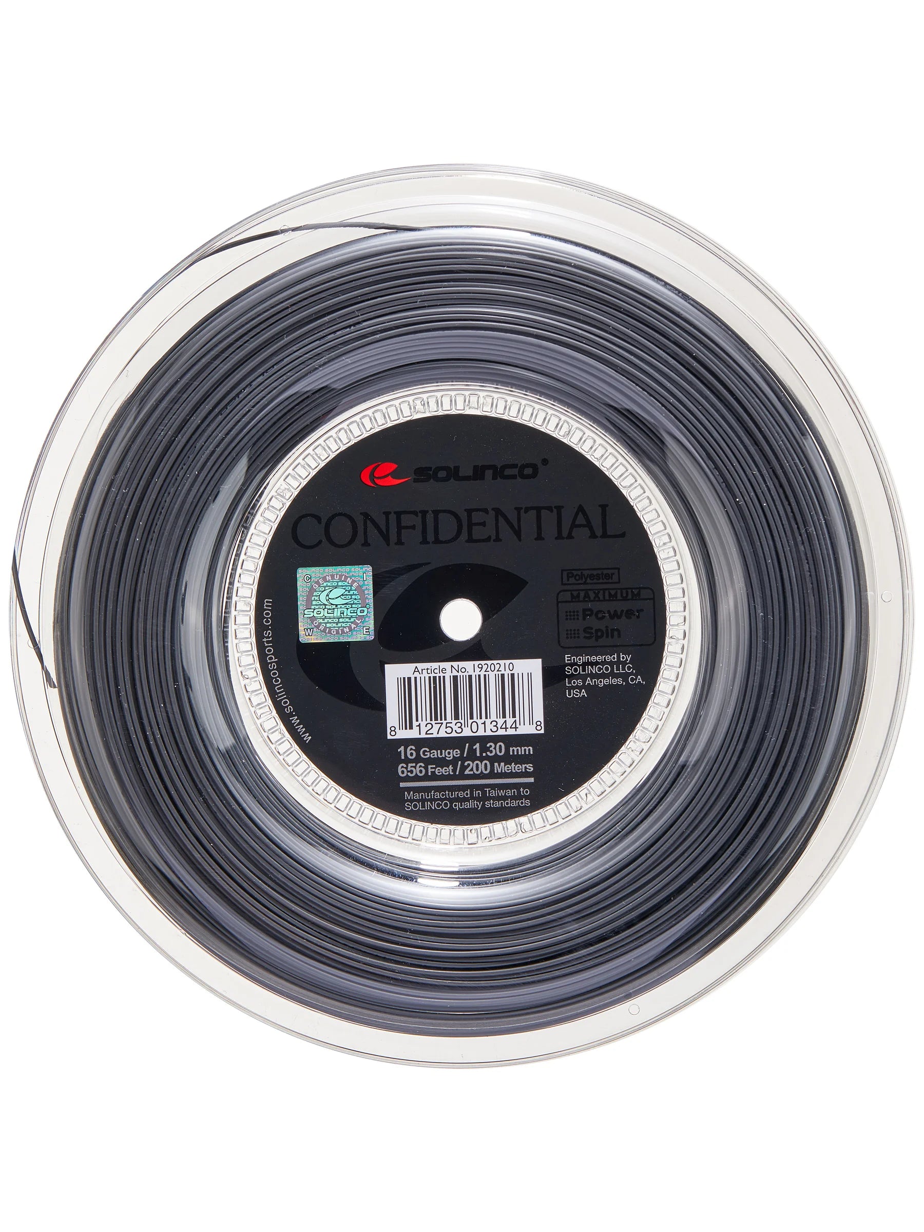 Cuerda Solinco Confidential 1.30 mm | TennisExpress – tennisexpressmx